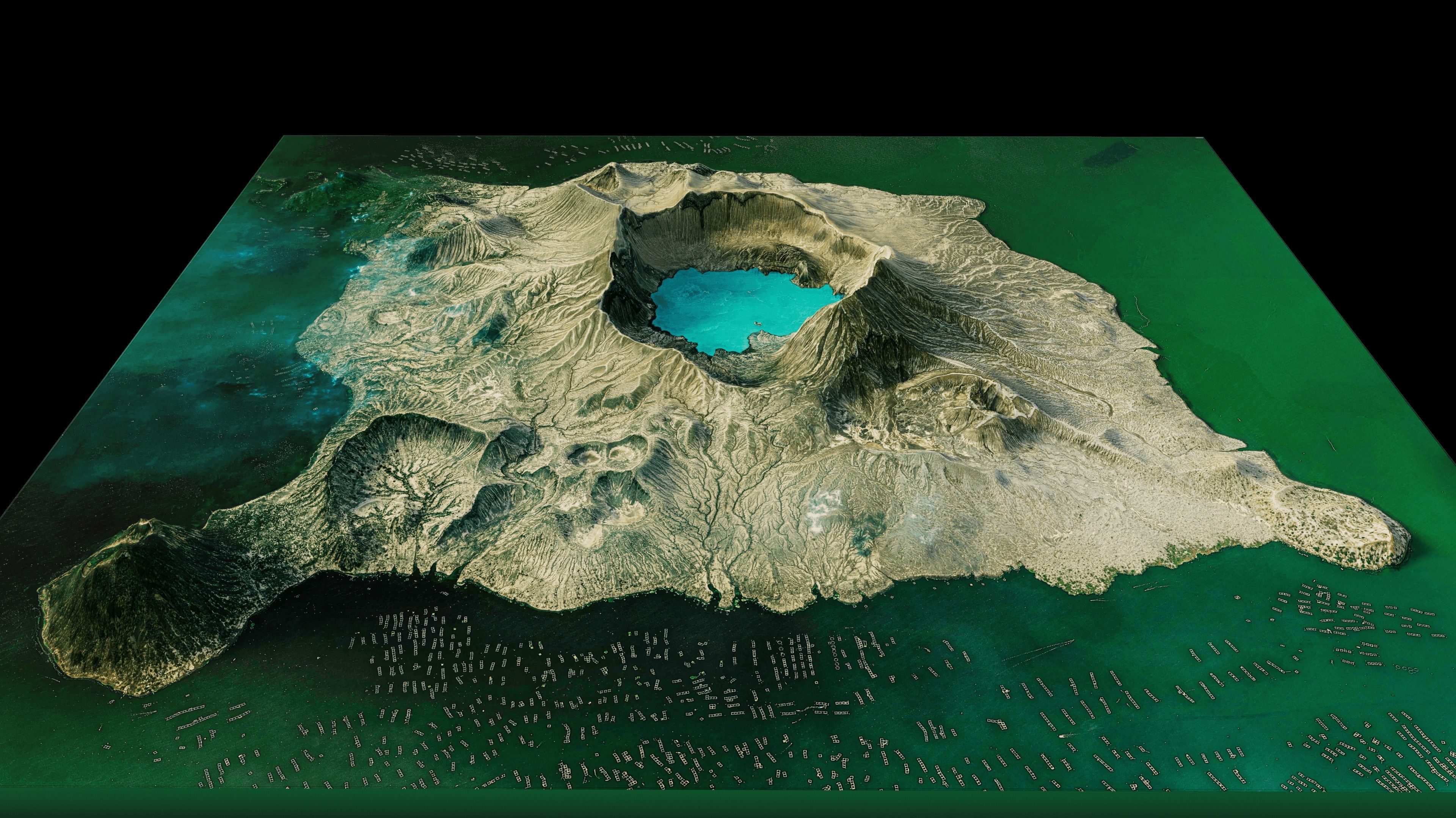 Taal Volcano 3d model terrain 3D model | CGTrader