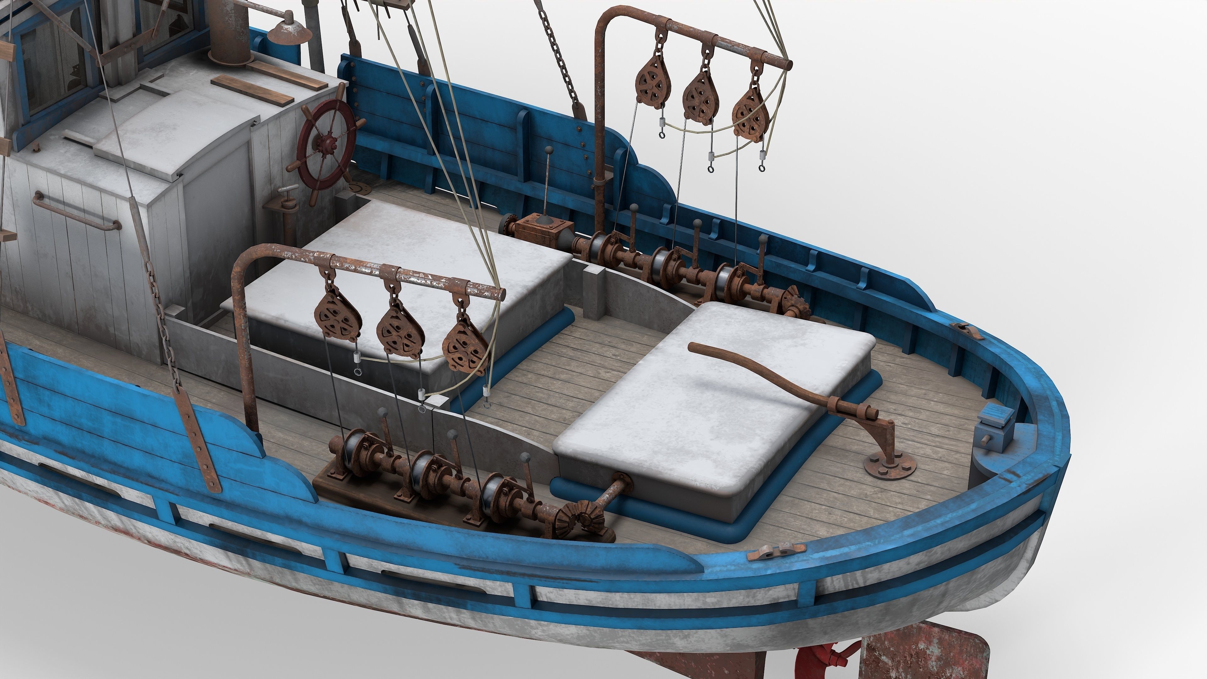 Monterey Clipper Fishing Boat 3D model | CGTrader