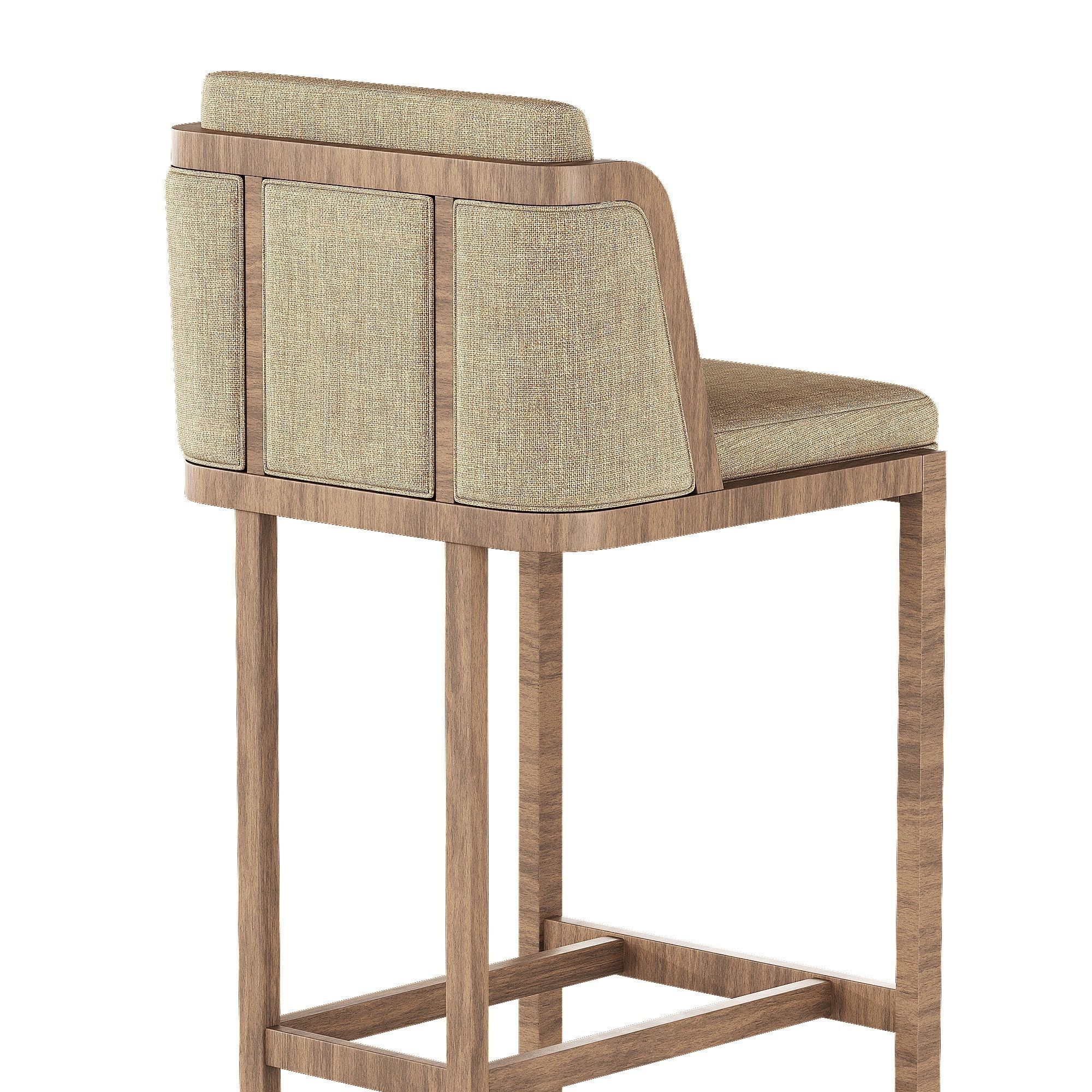 Throne Bar Stool 3D model | CGTrader
