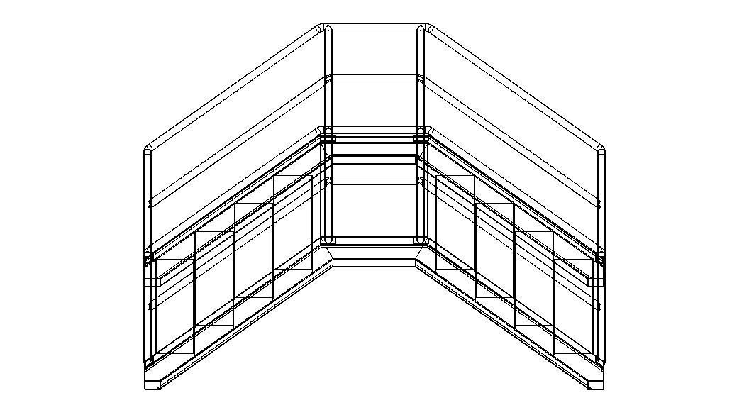 Industrial Steel Crossover Stair 3D model rigged | CGTrader