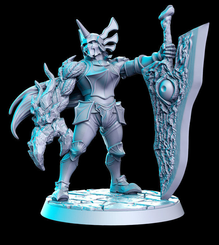 Nightmare Soul Calibur Blade PS game 32mm Pre-supported 3D model 3D ...