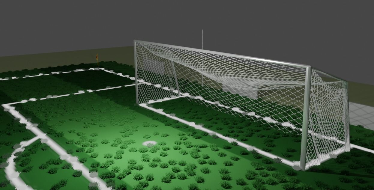 Football Goal free 3D model | CGTrader