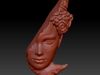 Woman Head Sculpture OBJ 3D model 3D printable | CGTrader