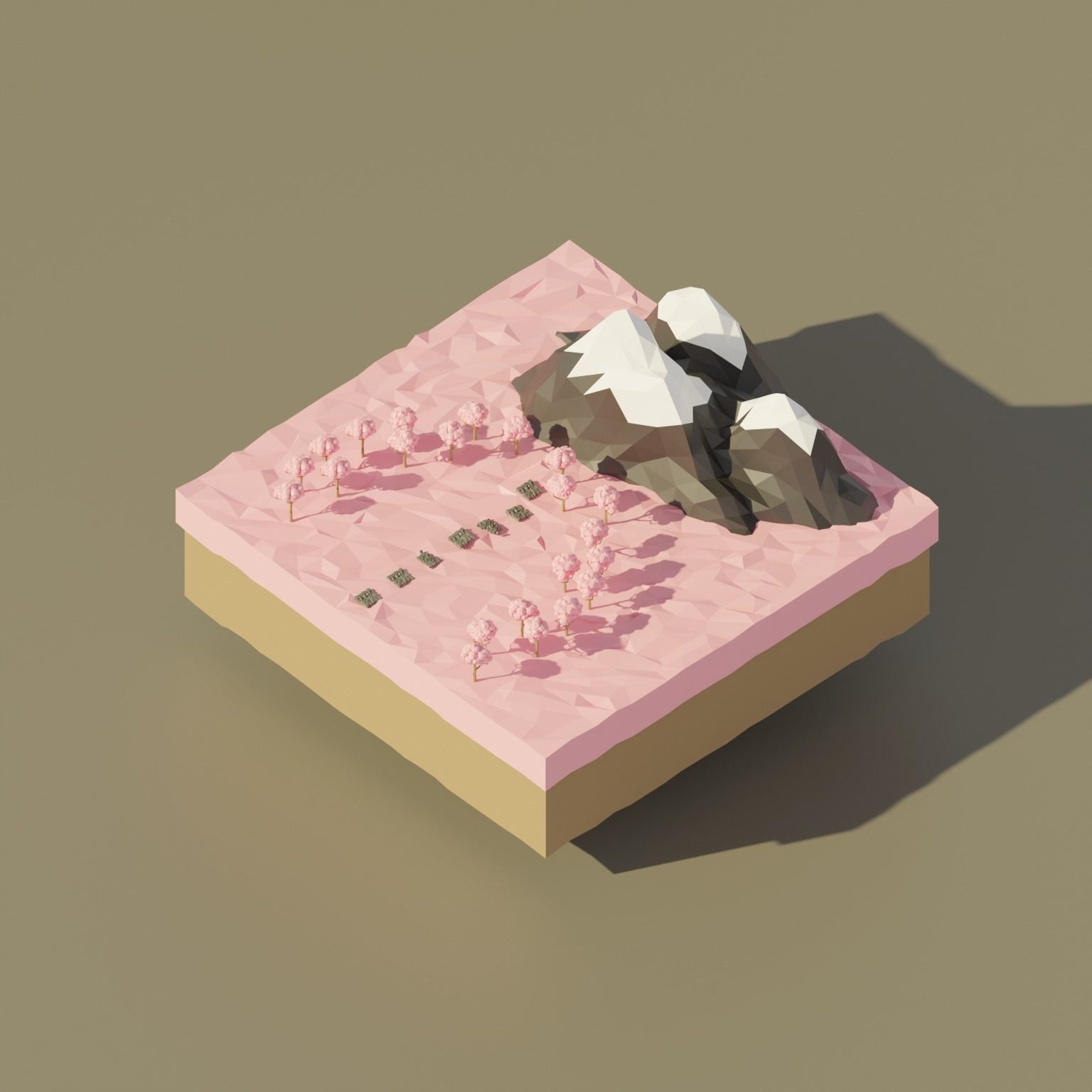 3D model Low Poly Terrains VR / AR / low-poly | CGTrader