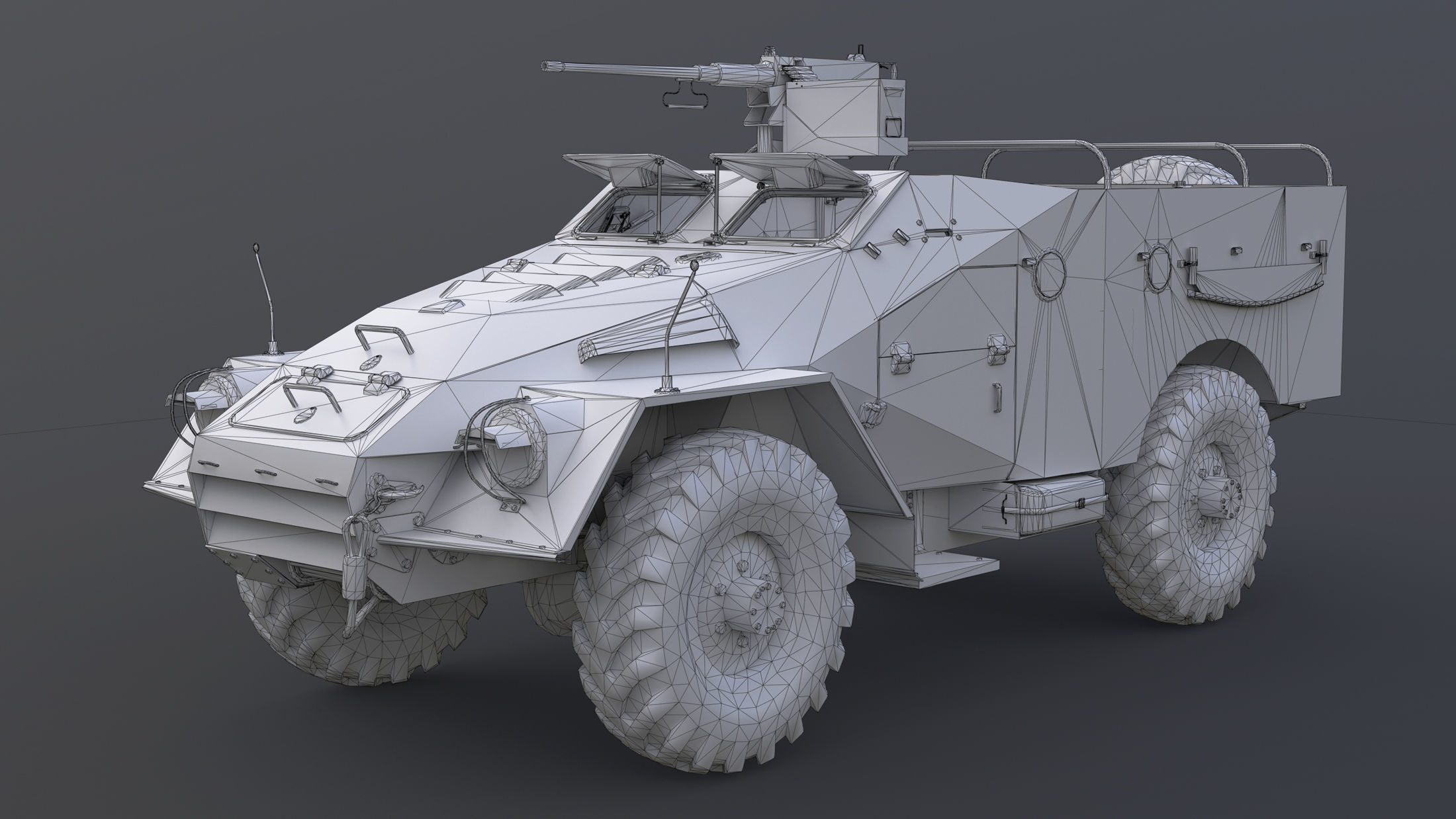 3D model BTR-40 Game Ready VR / AR / low-poly | CGTrader