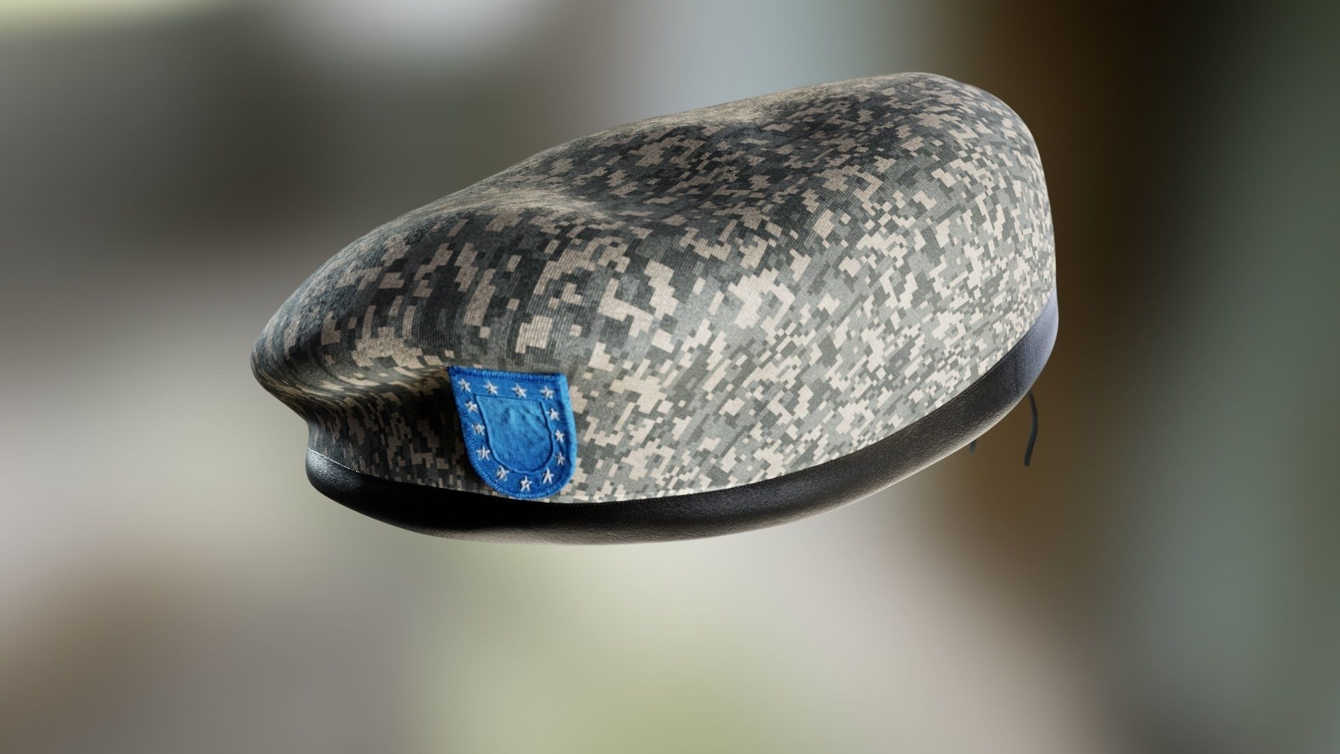 3D model Military -Cap Hat Beret VR / AR / low-poly | CGTrader