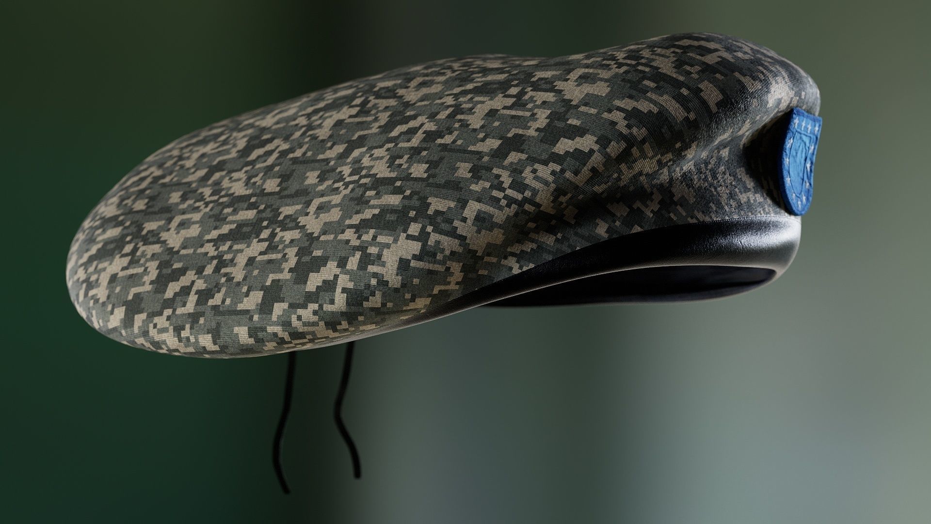 3D model Military -Cap Hat Beret VR / AR / low-poly | CGTrader