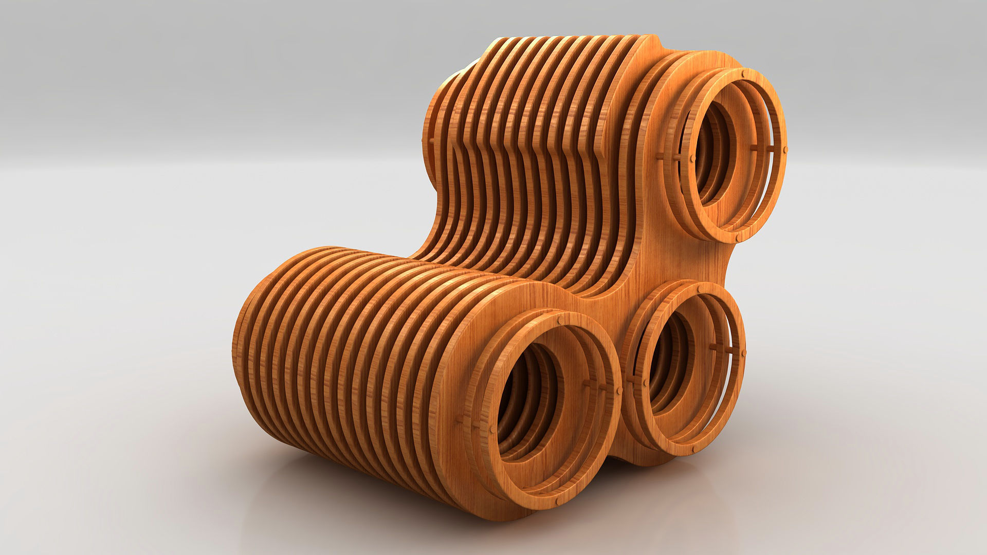 Parametric Chair Models 7 3D model | CGTrader