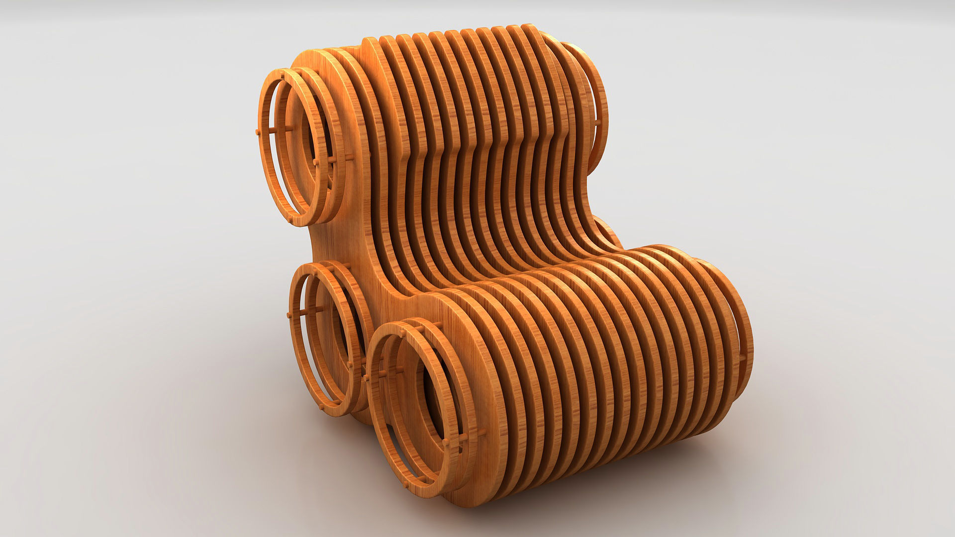 Parametric Chair Models 7 3D model | CGTrader