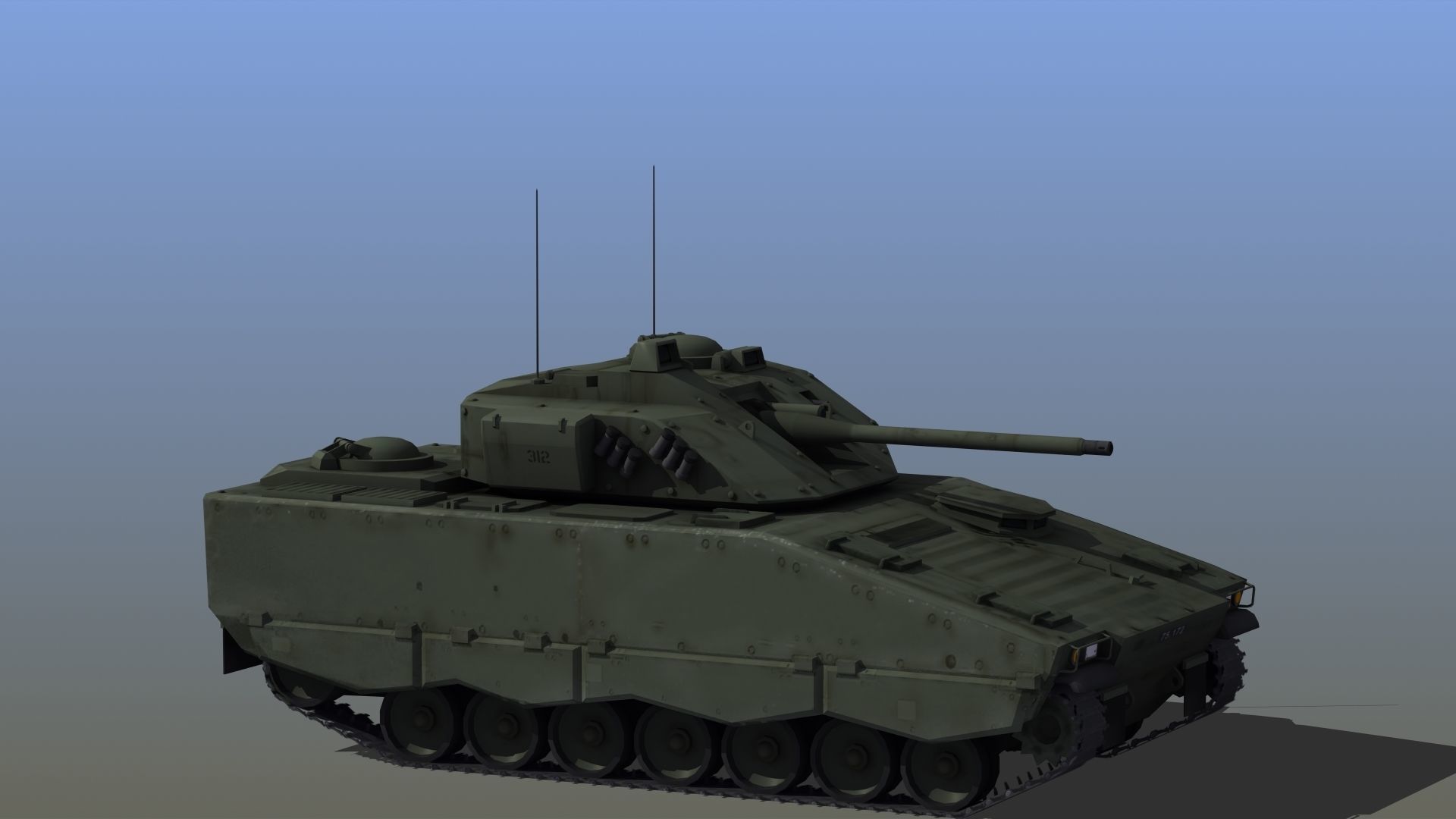 CV 90 Armored Personel Carrier 3D model | CGTrader