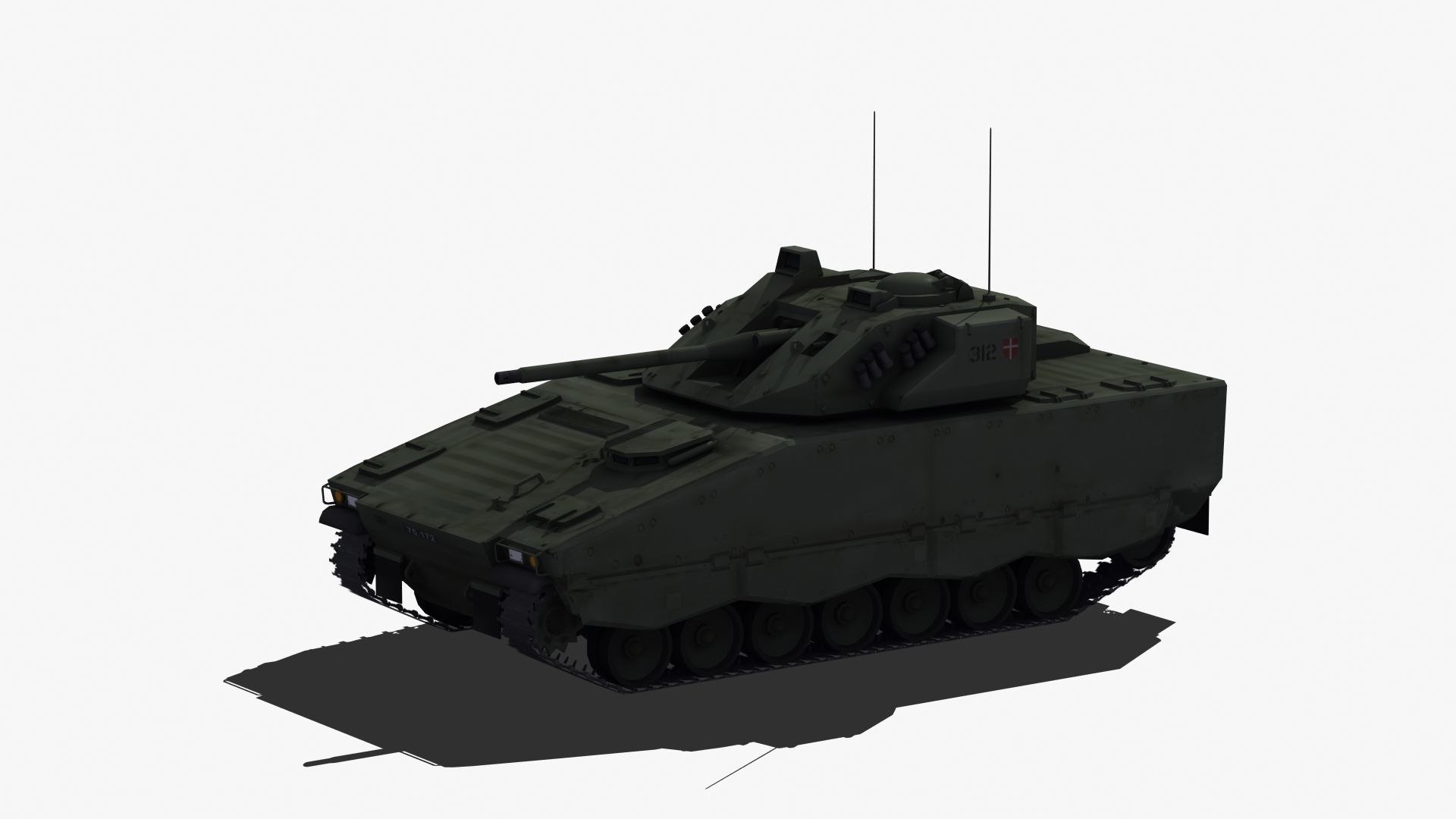 CV 90 Armored Personel Carrier 3D model | CGTrader