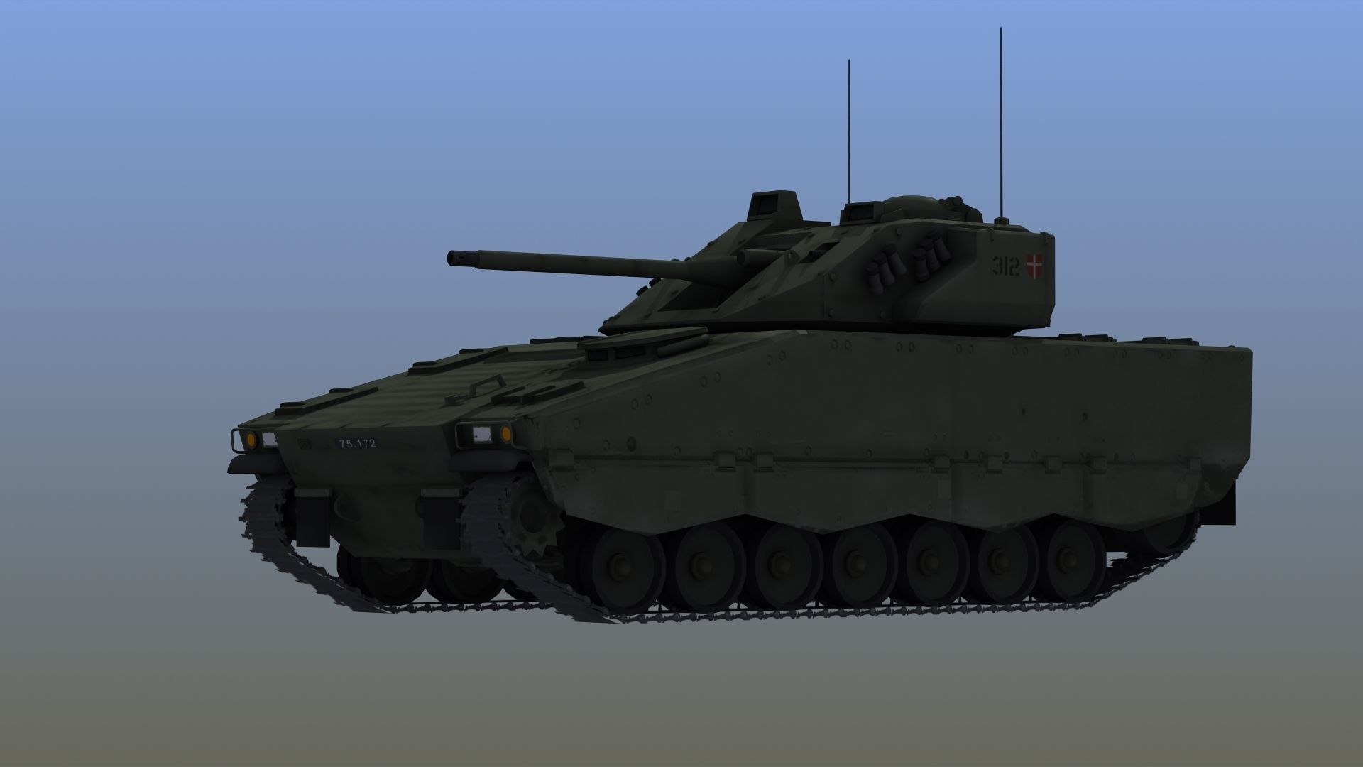 CV 90 Armored Personel Carrier 3D model | CGTrader