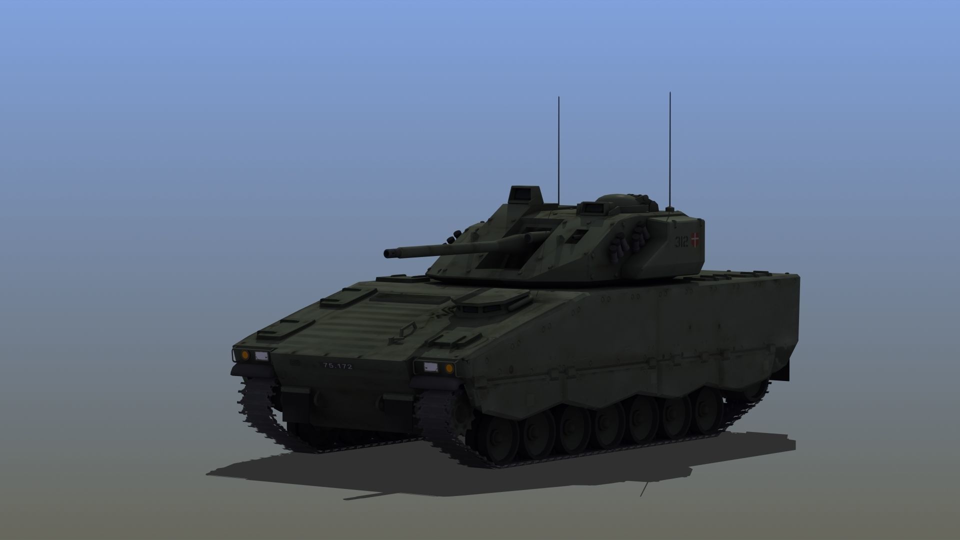 CV 90 Armored Personel Carrier 3D model | CGTrader