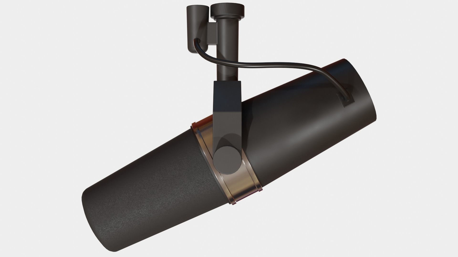 3D model Microphone and Boom Arm VR / AR / low-poly | CGTrader
