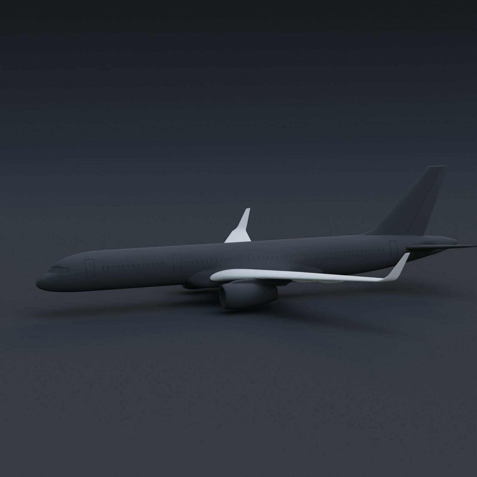 Boeing 757 - winglet replacement wing free 3D model 3D printable | CGTrader