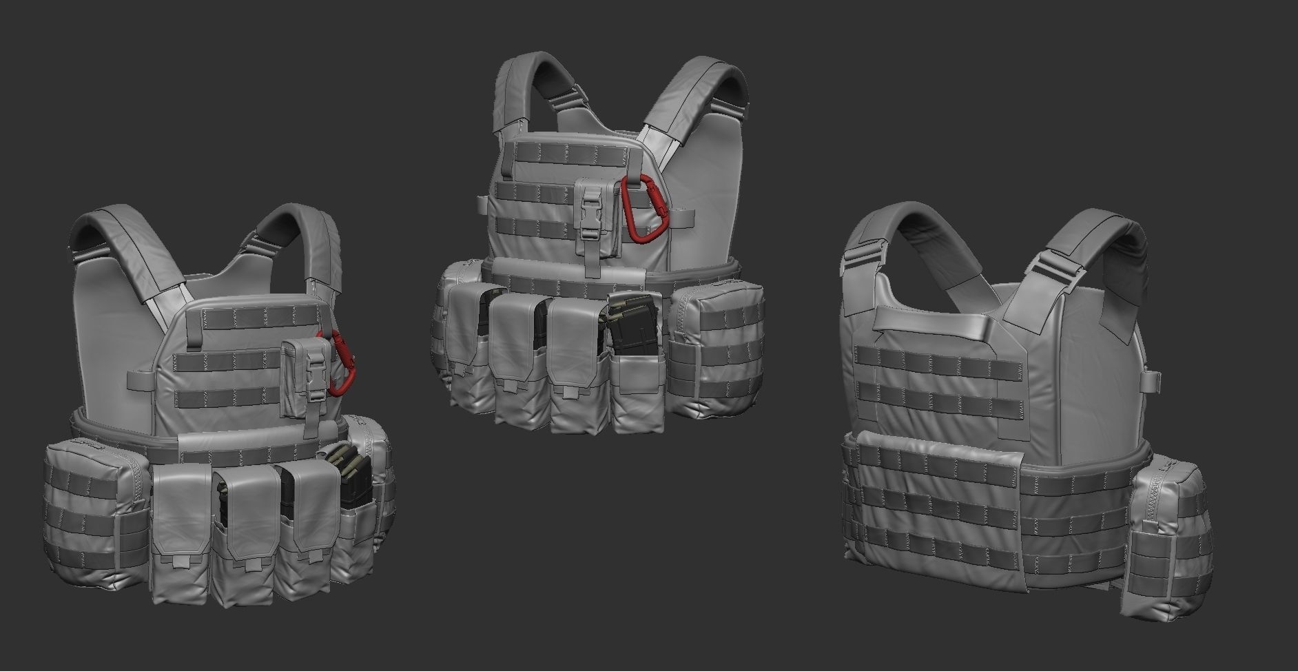 Armor vest 3D model | CGTrader