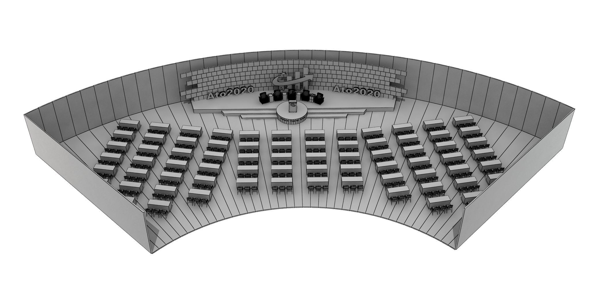 Summit Stage Decoration 101 3D model | CGTrader