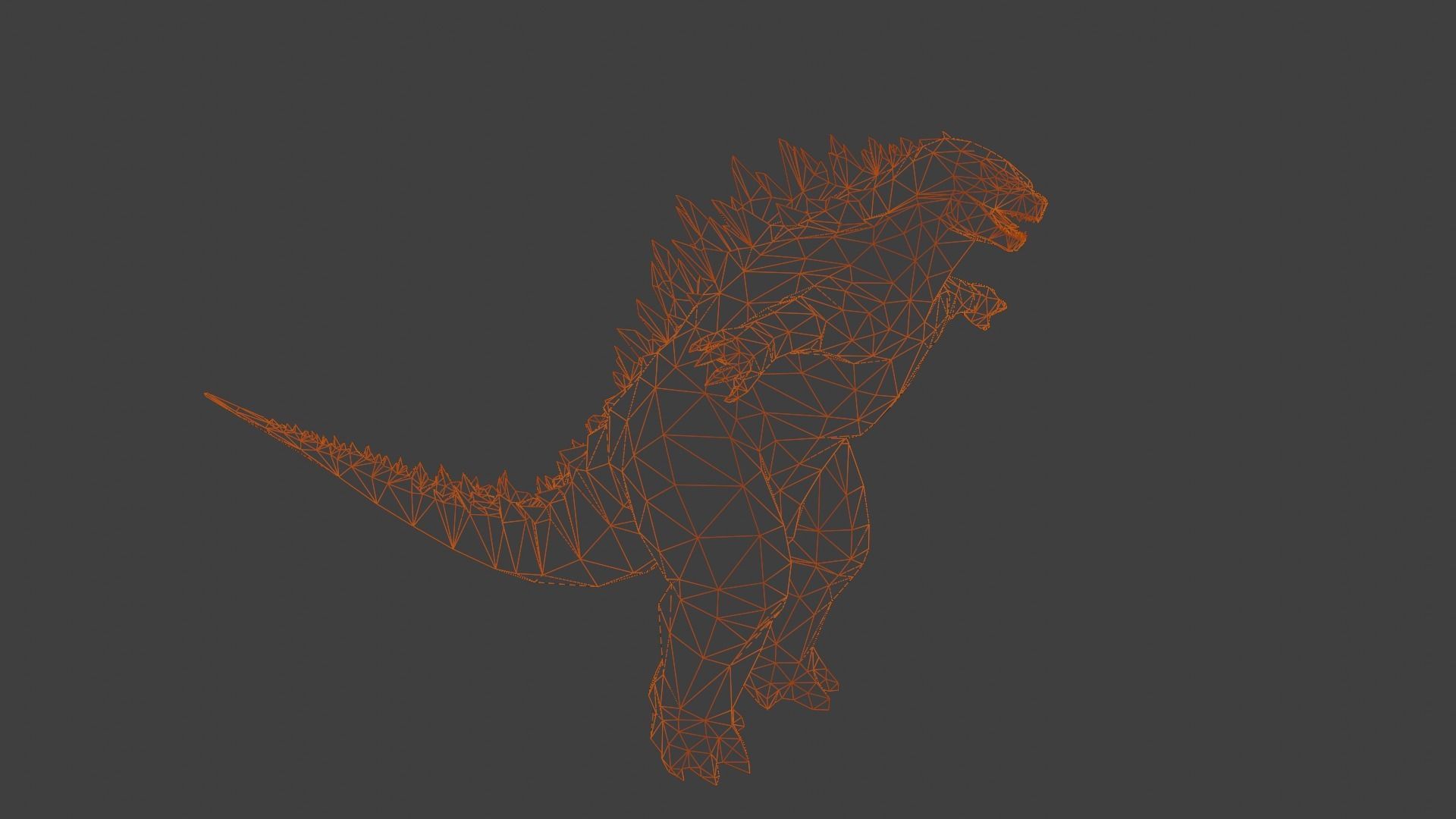 3D model Godzilla 3D model VR / AR / low-poly | CGTrader
