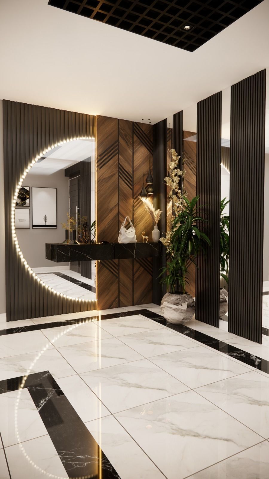 3D model sketchup enscape render scene hall design VR / AR / low-poly ...