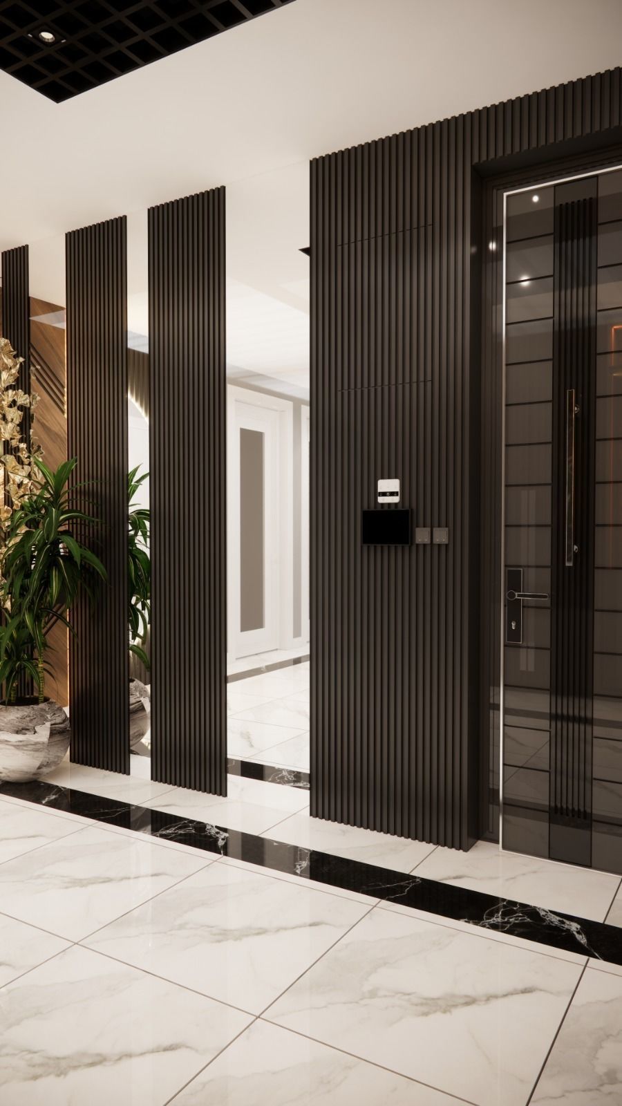 3D model sketchup enscape render scene hall design VR / AR / low-poly ...