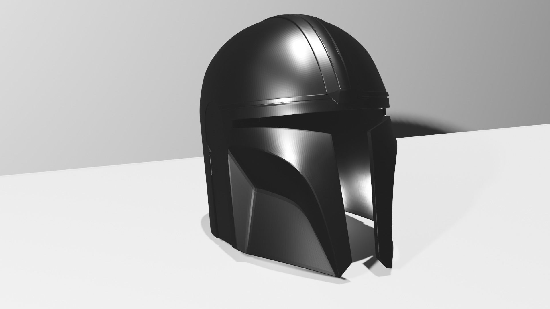 Mandalorian Helmet Mando Helmet Full Size 3D model 3D printable | CGTrader