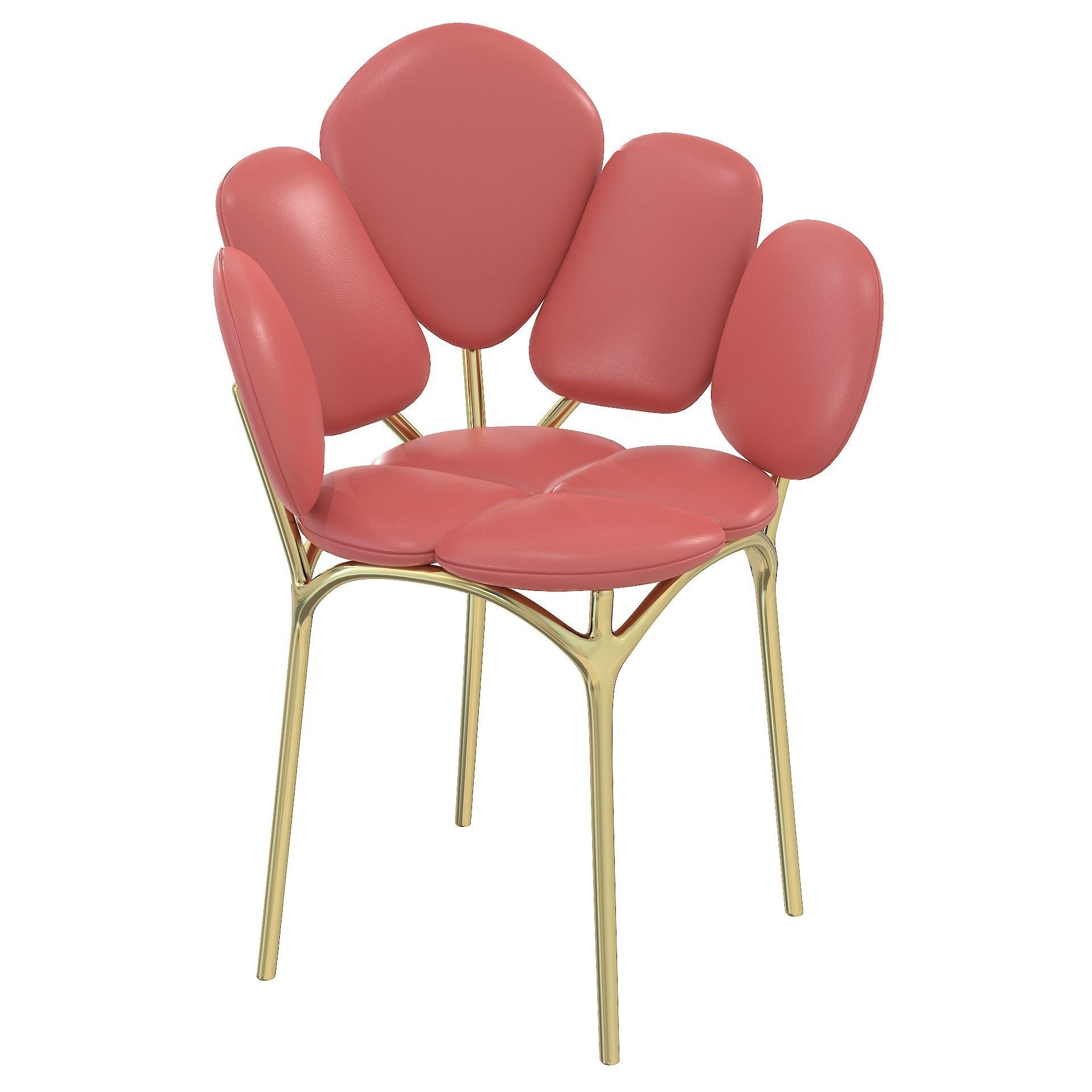 3D model Louis Vuitton LV Petal Chair VR / AR / low-poly | CGTrader