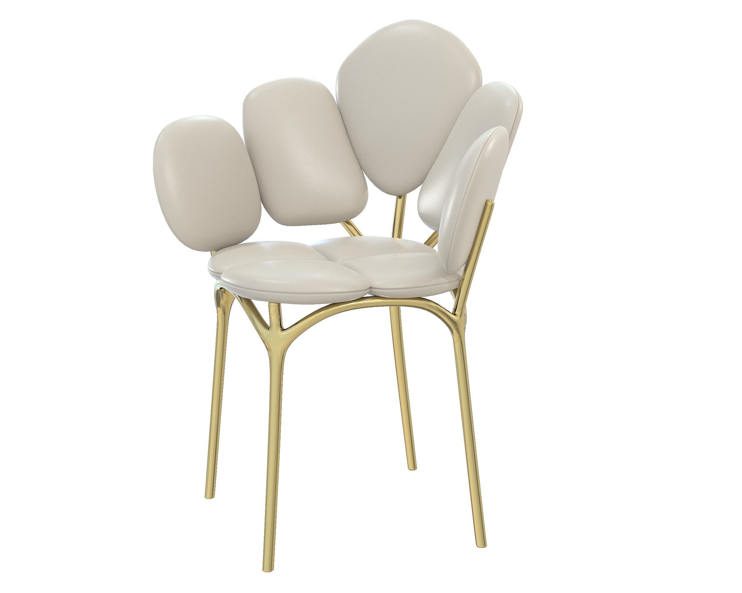 3D model Louis Vuitton LV Petal Chair VR / AR / low-poly | CGTrader