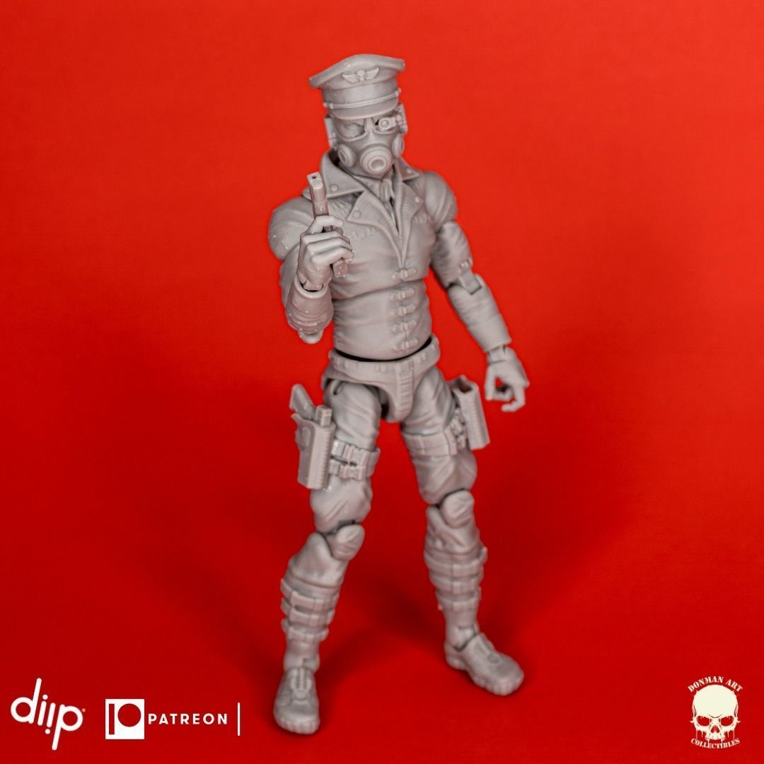 The Watcher Donman art Original 3D printable full action figure 3D ...