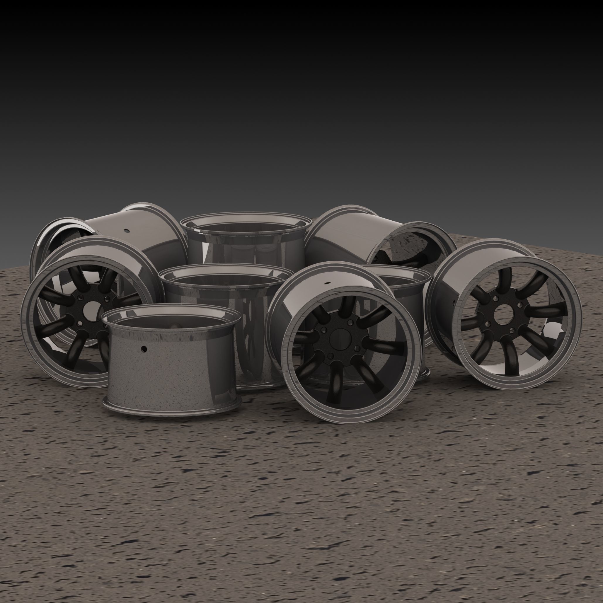 RS WATANABE R14 SET 3D model 3D printable | CGTrader