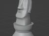 Moai Knight Chess Piece 3D model 3D printable | CGTrader