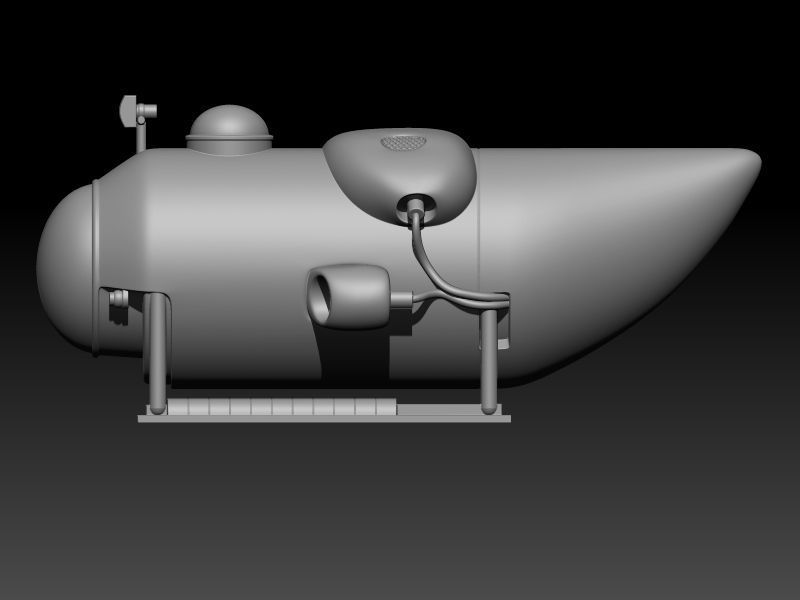 Cyclops Submarine 3D model 3D printable | CGTrader