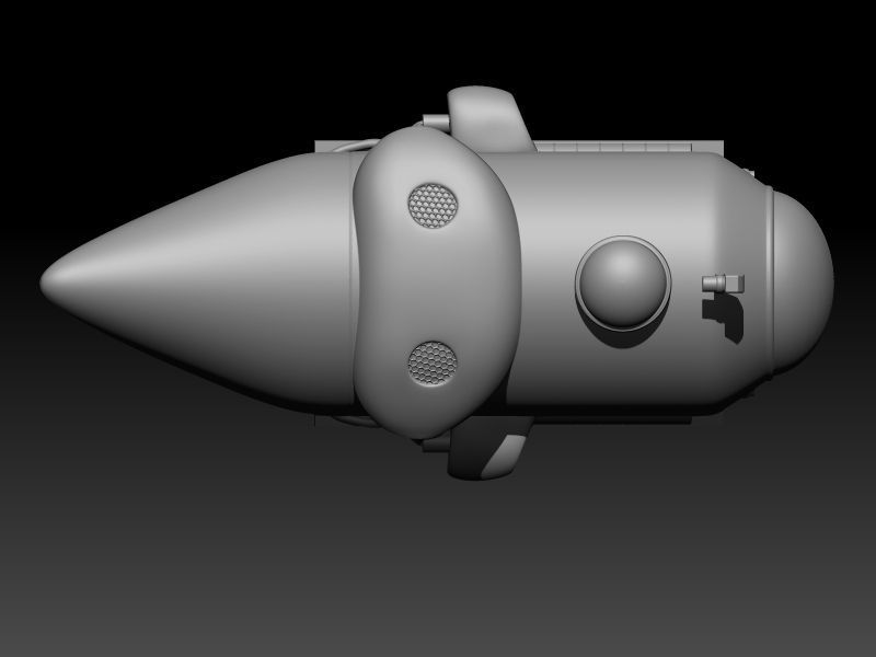 Cyclops Submarine 3D model 3D printable | CGTrader