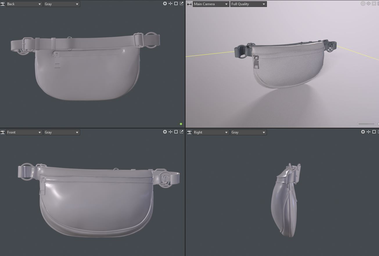 fanny pack 3D model | CGTrader