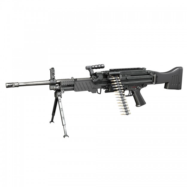 MG4 Light Machinegun MG43 3D Model .obj .3ds .c4d .lwo .lw .lws ...
