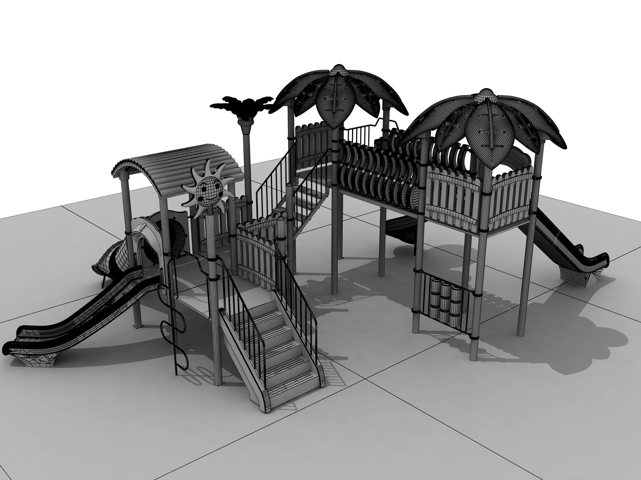 Metal Joy Park 046 3D model | CGTrader