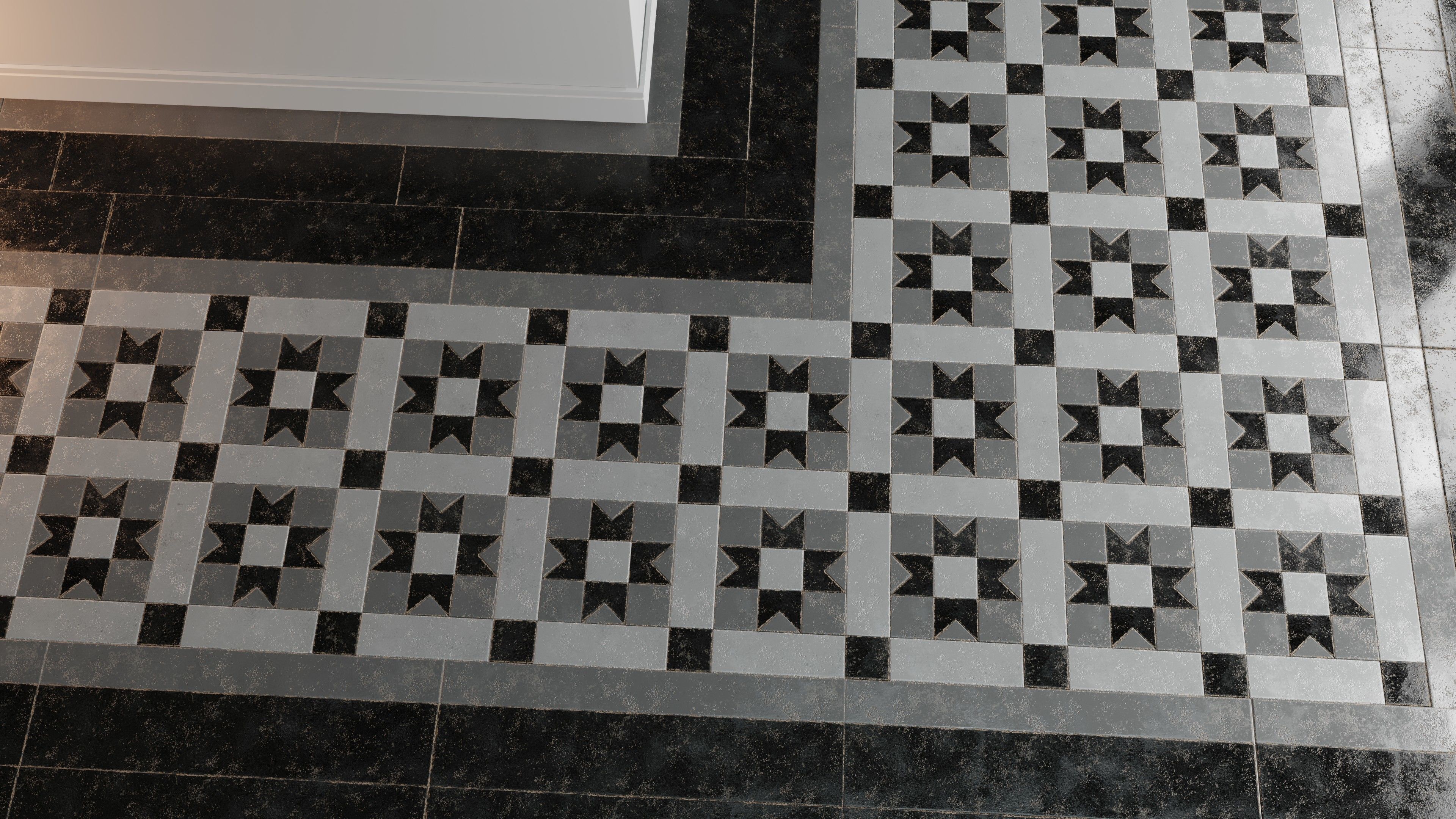3D model Victorian Floor Tiles VR / AR / low-poly | CGTrader