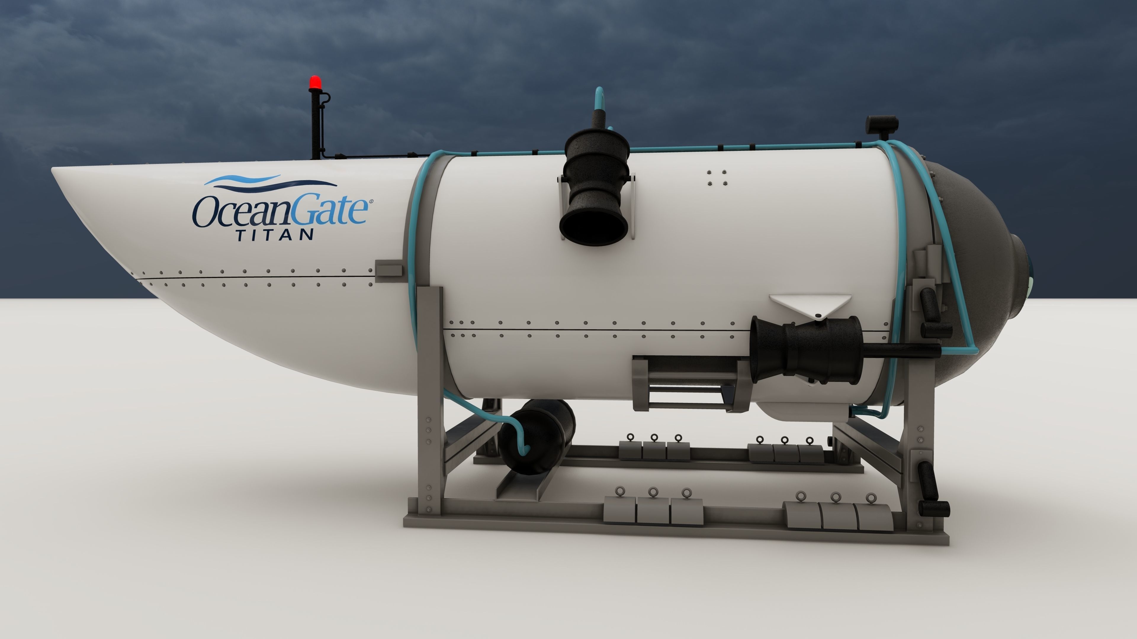OceanGate - TITAN Submarine 3D model | CGTrader