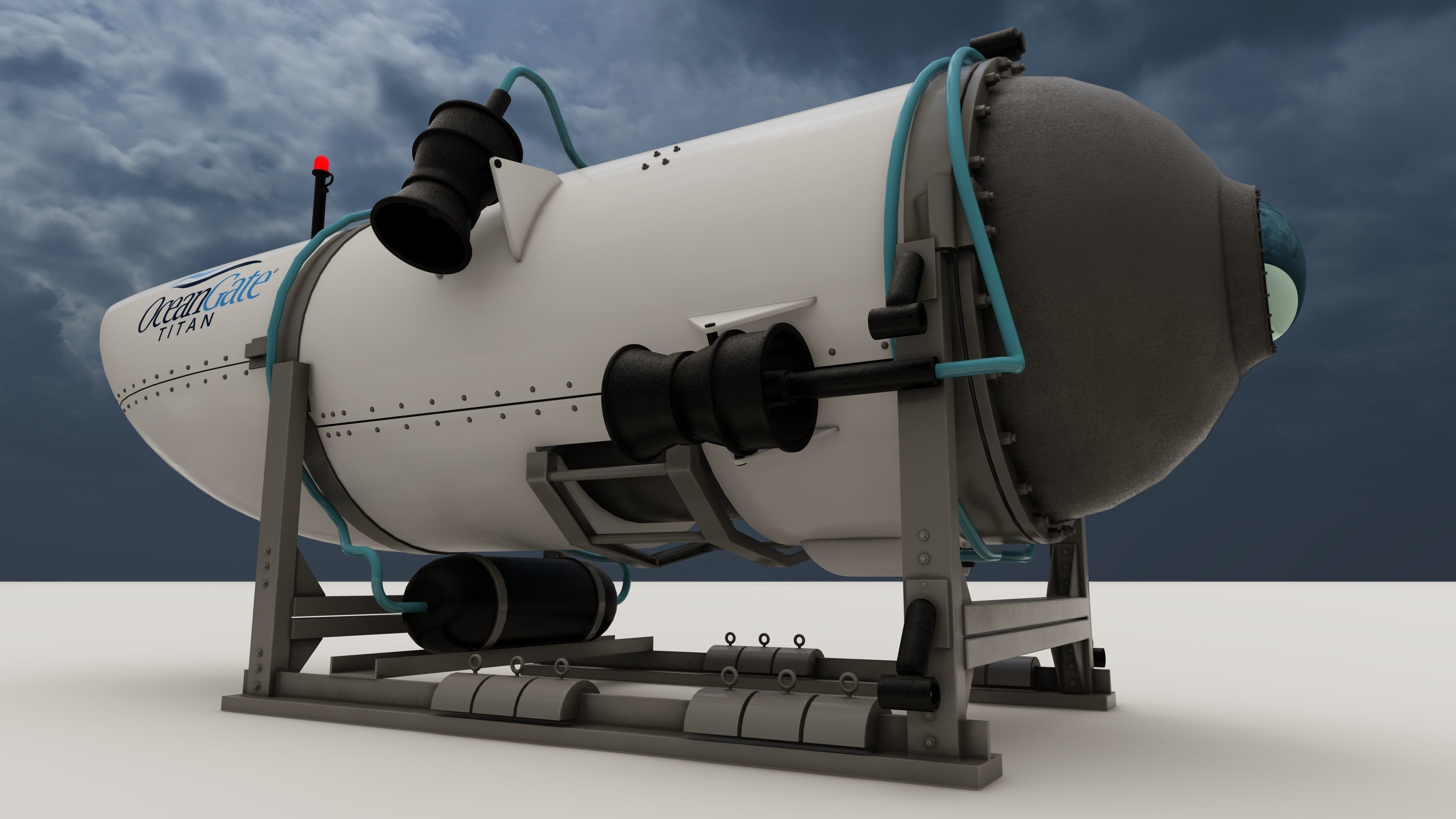 OceanGate - TITAN Submarine 3D model | CGTrader
