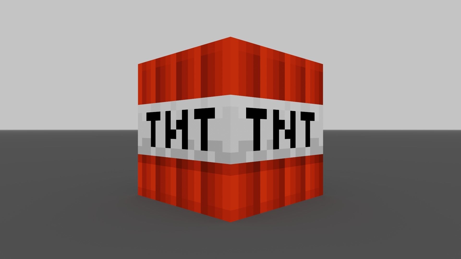 3D model MineCraft TNT block model VR / AR / low-poly | CGTrader