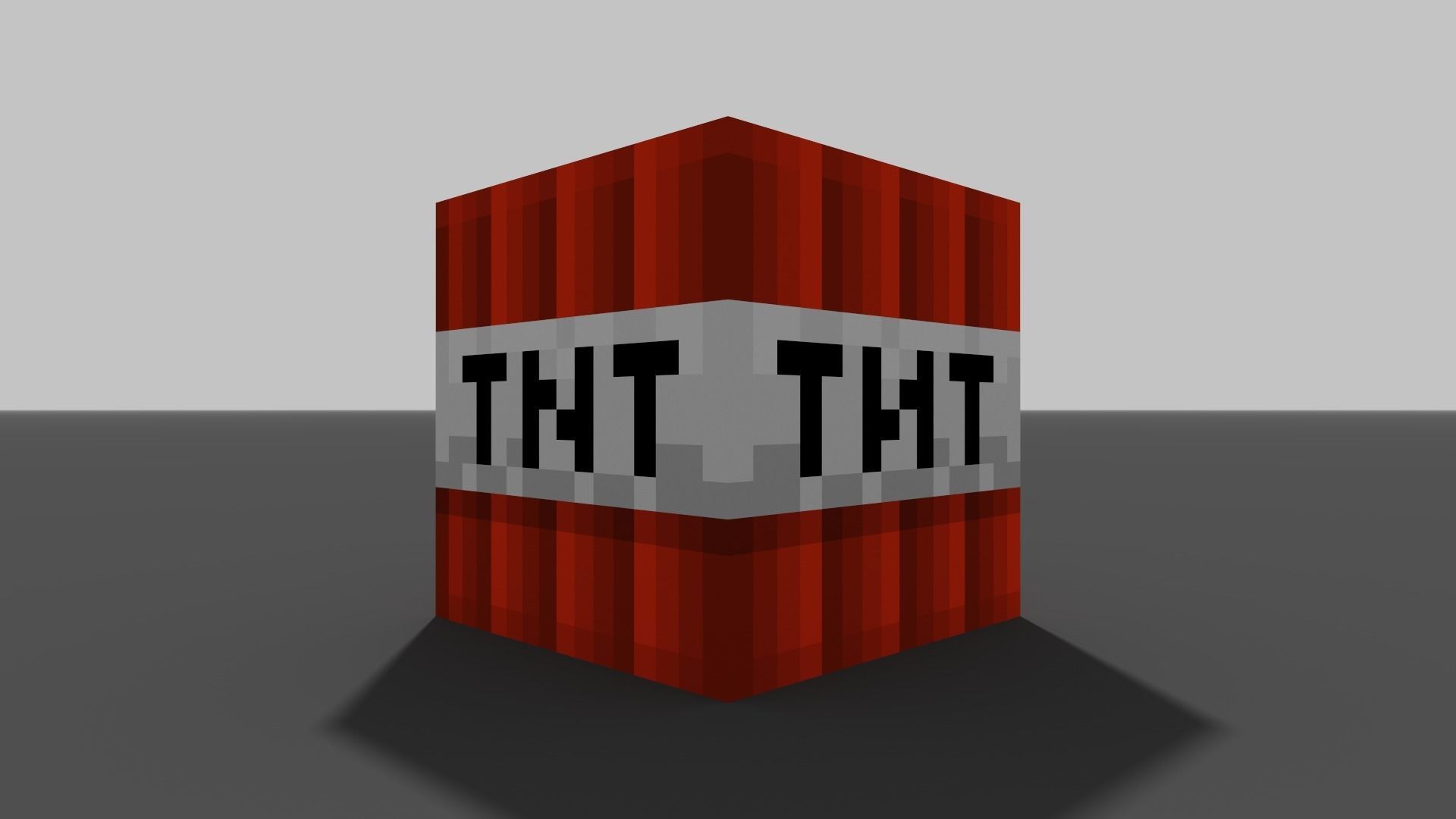 3D model MineCraft TNT block model VR / AR / low-poly | CGTrader