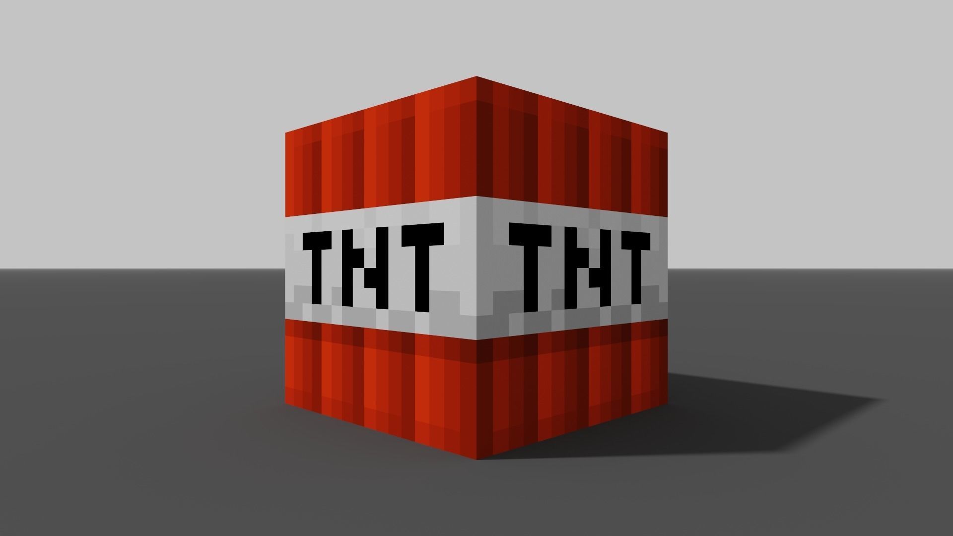 3D model MineCraft TNT block model VR / AR / low-poly | CGTrader