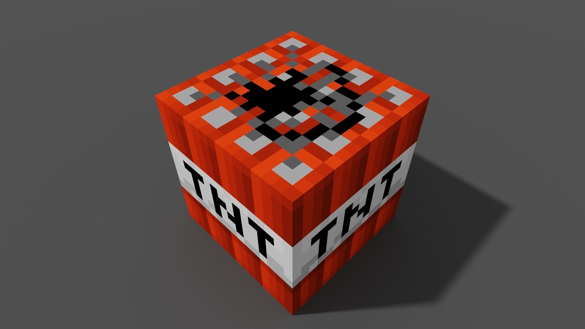 3D model MineCraft TNT block model VR / AR / low-poly | CGTrader