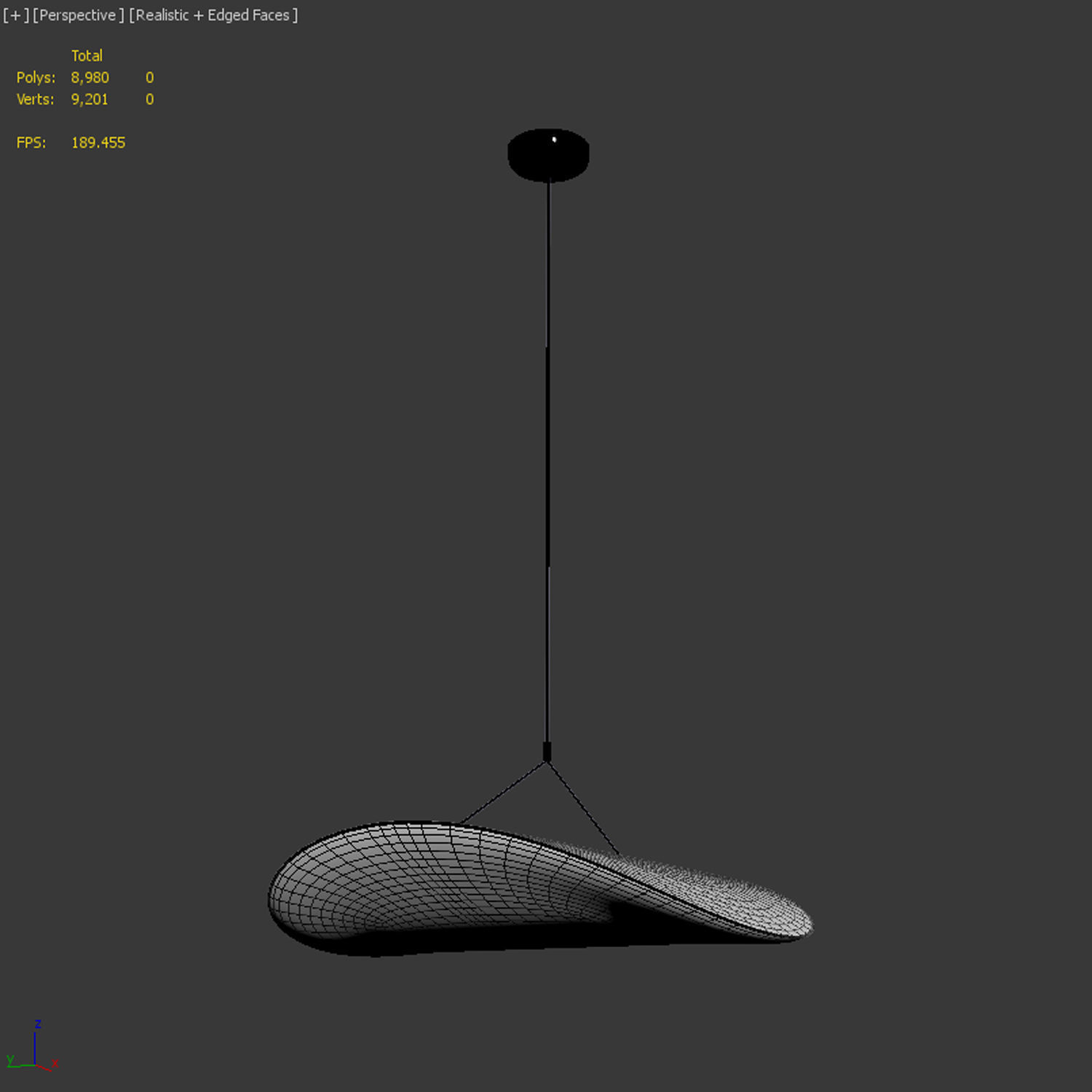 Tense pendant lamp by NewWorks 3D model | CGTrader