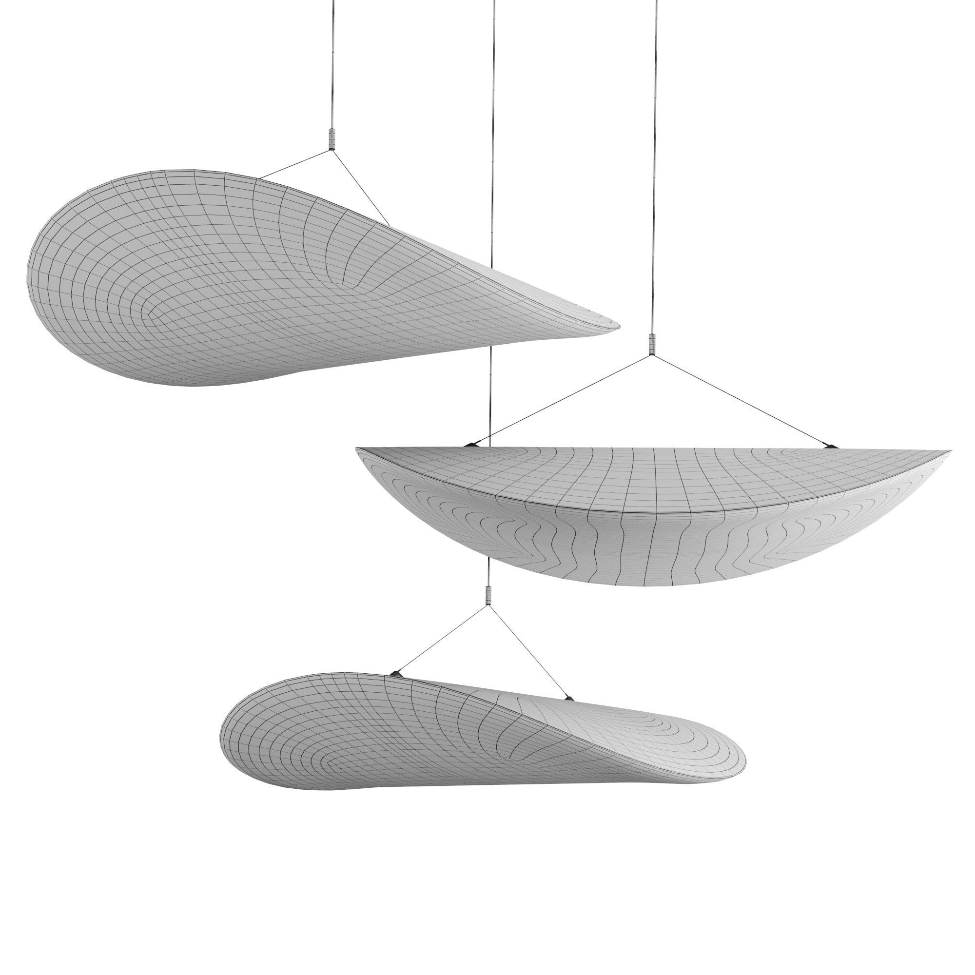 Tense pendant lamp by NewWorks 3D model | CGTrader