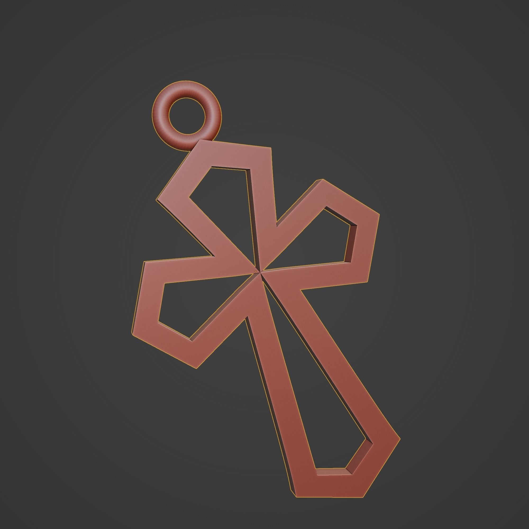 Cruz lisa free 3D model 3D printable | CGTrader