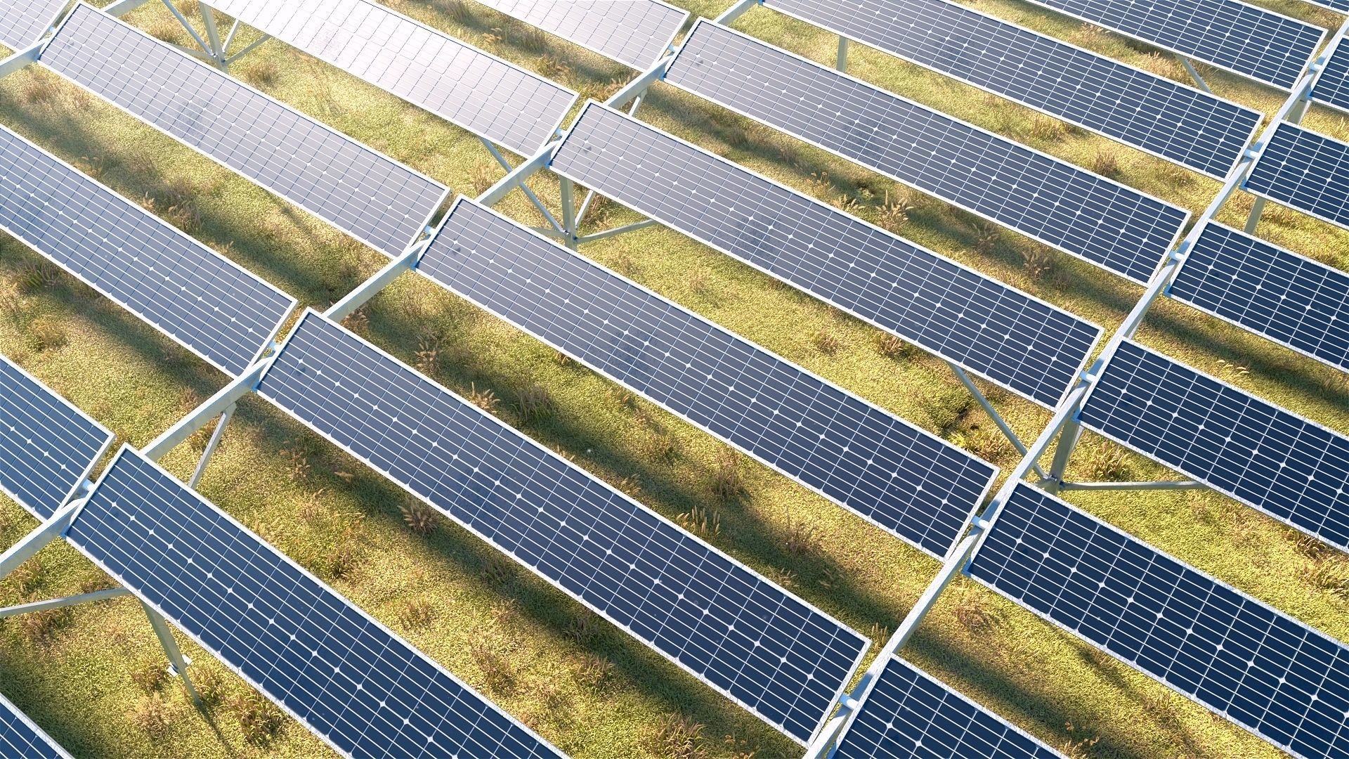 Overhead Solar 3D model animated | CGTrader