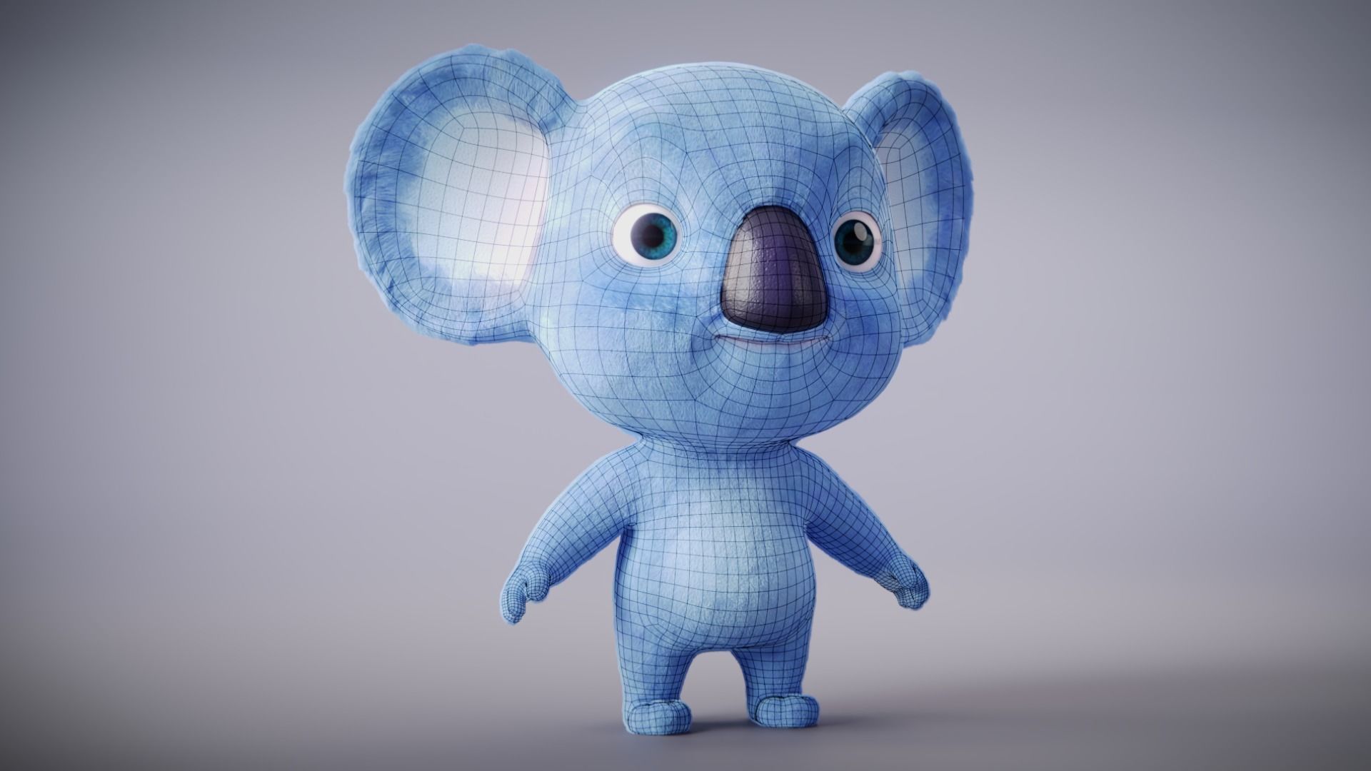 Koala Cartoon Model 3D model | CGTrader