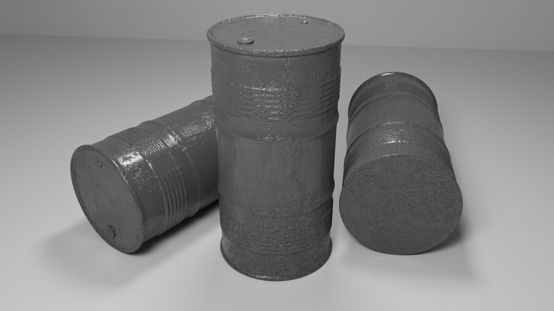 Iron Barrel 3D model | CGTrader