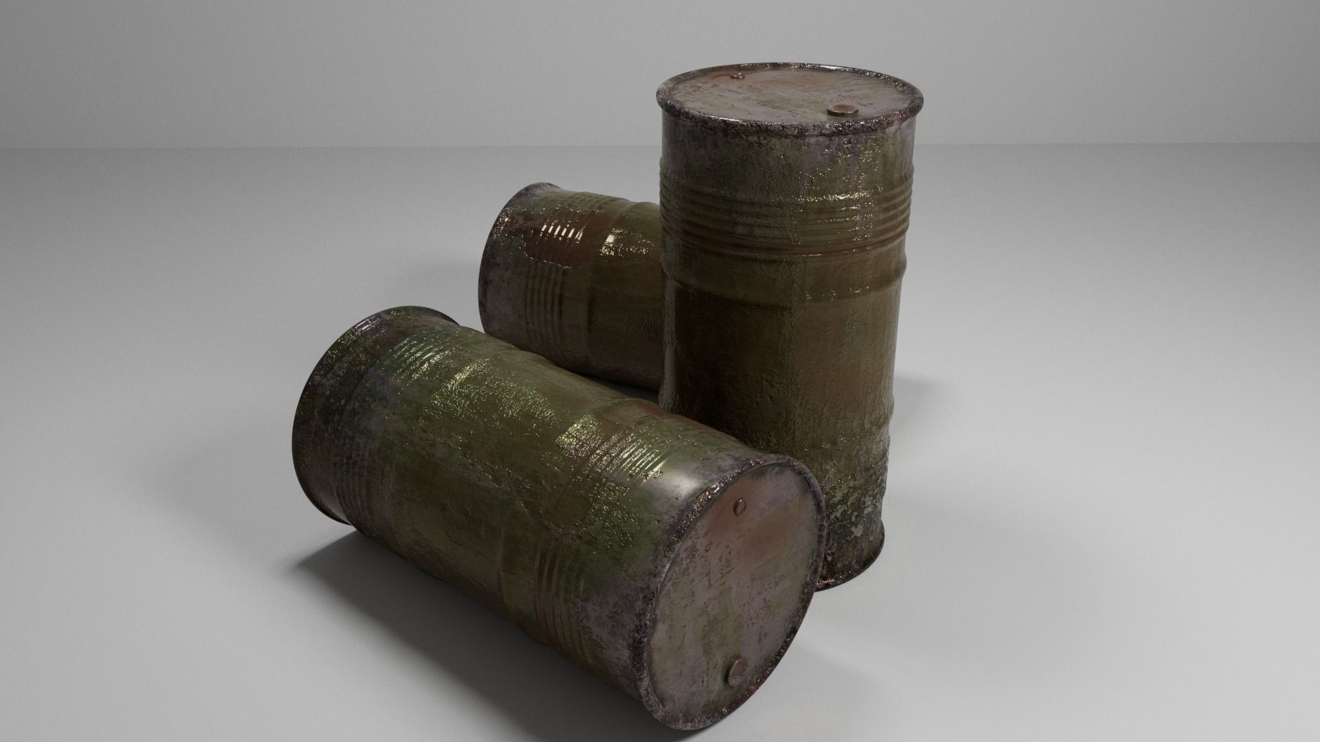 Iron Barrel 3D model | CGTrader