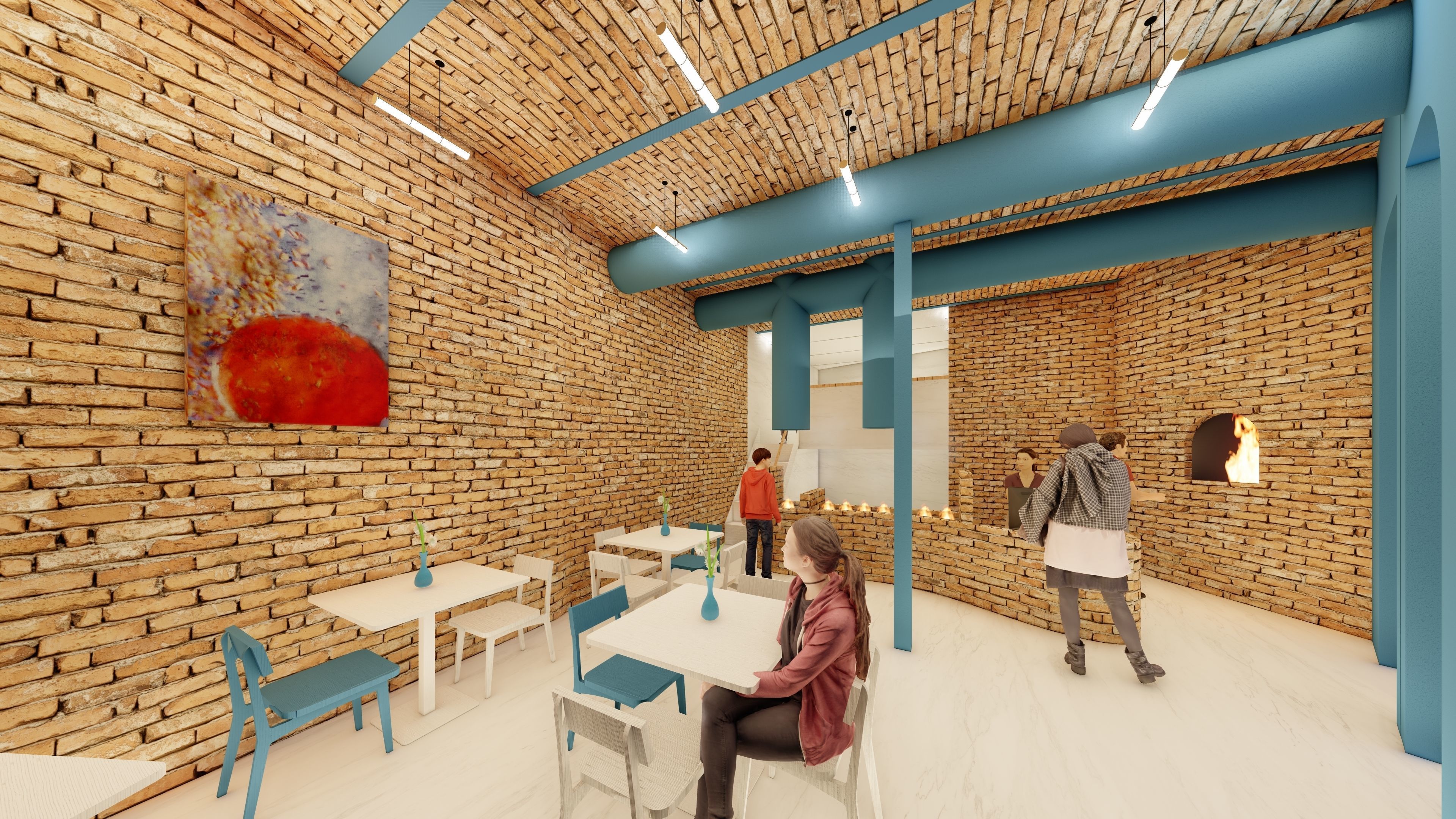 urban street store with facade and interior 3D model | CGTrader